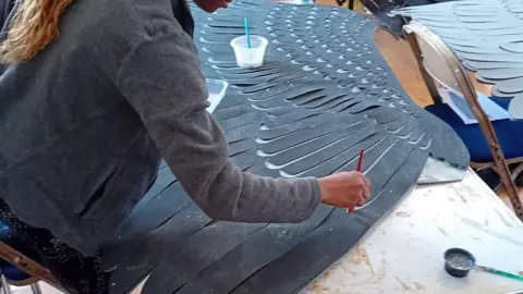 Falcon puppets part of annual St Albans festival procession