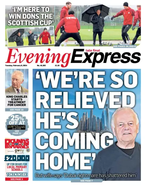 Scotland's papers: 'King has cancer' and wills loophole for murderers ends