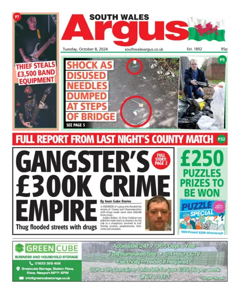 Wales' papers: Paedophile head's historic abuse and £300k crime empire