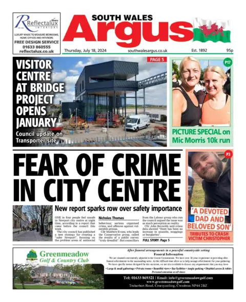 Wales' papers: 'Bad review blackmail' and 'fireball' on major road