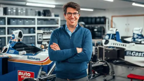 Williams 2003 F1 car back on the track after two decades
