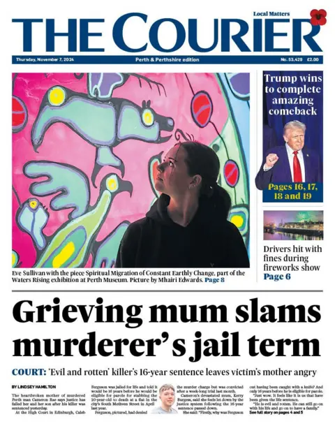 Scotland's papers: 'Star spangled spanner' Trump back in office