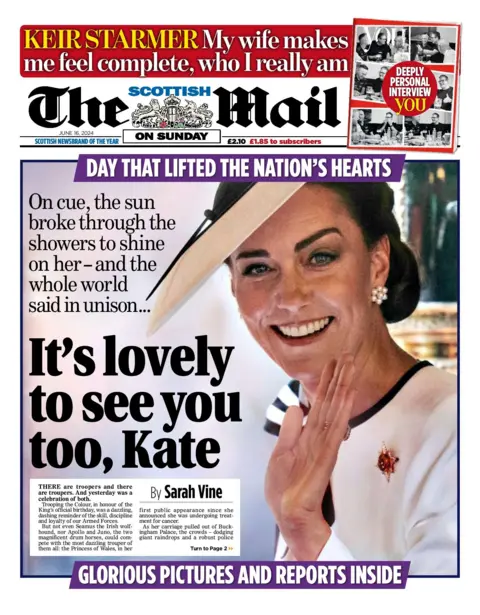 Scotland's papers: Kate returns to duty and Bible John 'unmasked'