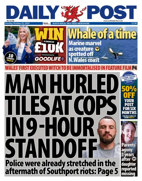 Wales' papers: Riot teens plead guilty and WG in £19m tax bailout