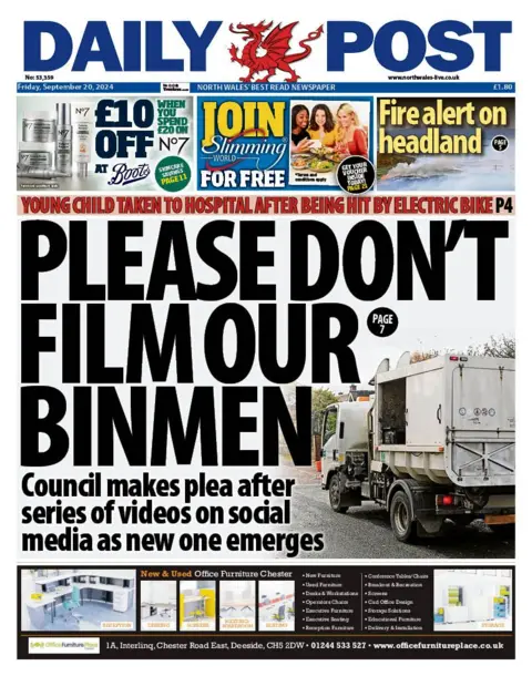 Wales' papers: Ely riot charges and rise in temporary housing numbers