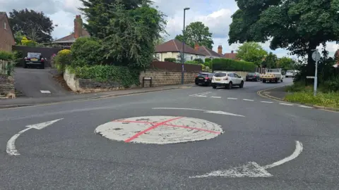Ilkeston roundabout repaint is just 'a bit of fun' say residents
