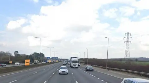 M1 crash near Luton leaves car driver in critical condition