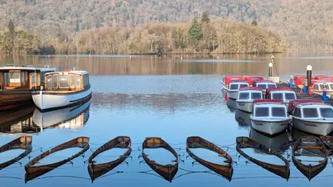 Rowing boats on Windermere 'sunk' to make them watertight