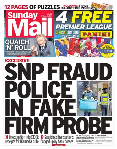 Scotland's papers: SNP 'fake firm' probe and £1m in LEZ fines