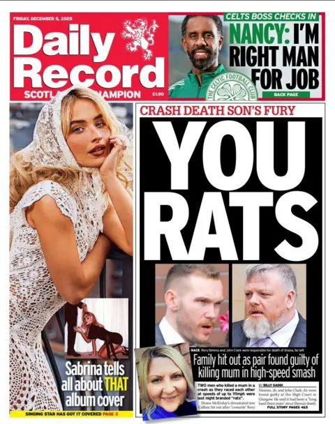 Scotland's papers: Farage 'attack' on Glasgow and doctors' flu warning