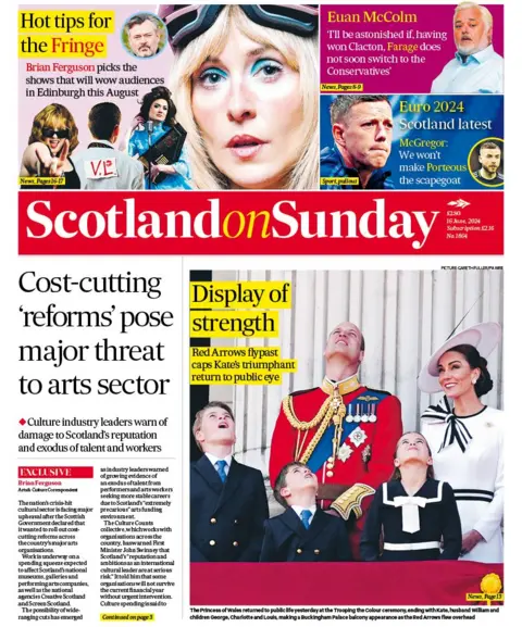 Scotland's papers: Kate returns to duty and Bible John 'unmasked'