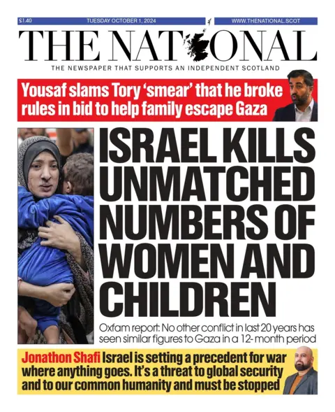Scotland's papers: Israel sends in troops and Strictly apology