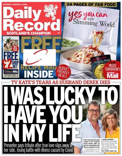 Scotland's papers: Derek Draper tribute and SNP face Murrell loans probe