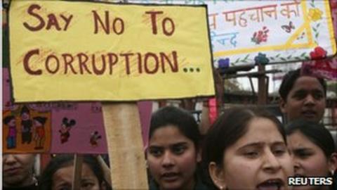 Corruption 'threatens India's economic growth' - BBC News