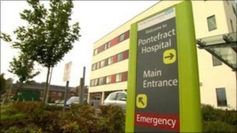 Pontefract A&E department reopens overnight - BBC News