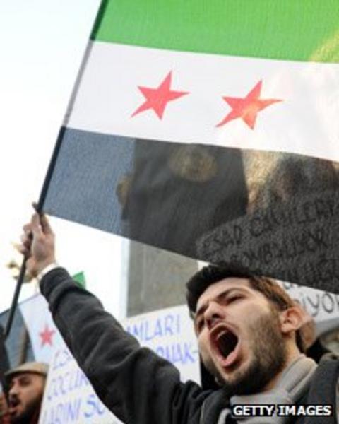 Symbols of the Syrian opposition - BBC News