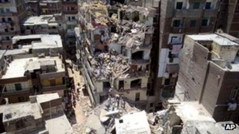 Alexandria: Deaths in Egypt building collapse - BBC News