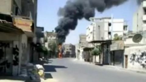 Damascus bombing: Syrians react - BBC News