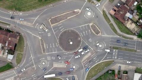 Truro's hedgehog roundabout named best in UK - BBC News