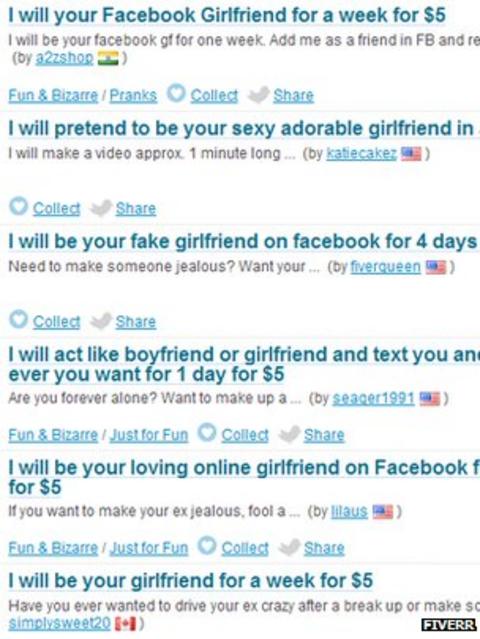 Fake girlfriend: I paid for make-believe love on Facebook - BBC News