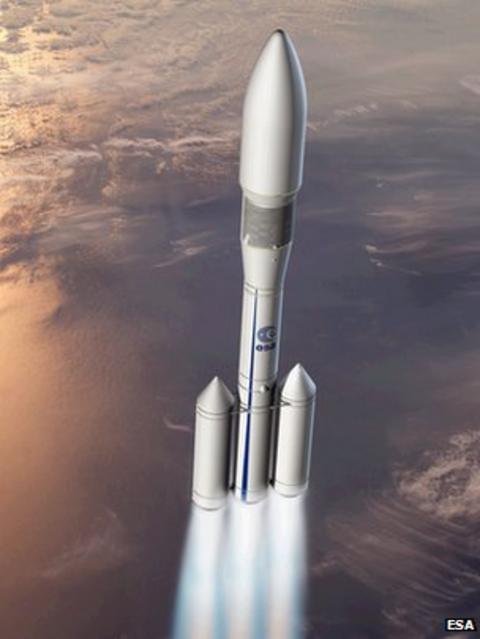 Esa selects Ariane 6 basic design - BBC News