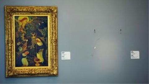 Hidden painting found under Picasso's The Blue Room - BBC News