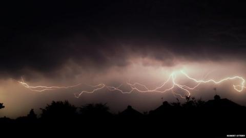 In Pictures: Stunning storms over England - BBC News