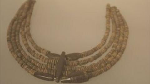 Mold Gold Cape on display at Wrexham Museum - BBC News