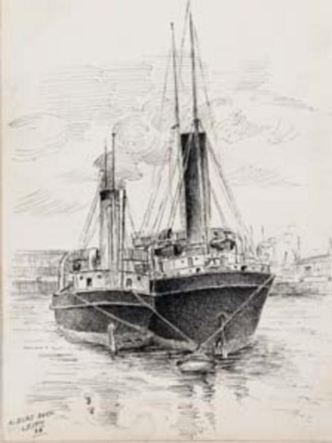 Ship drawings from Port of Leith go on display at Trinity House - BBC News