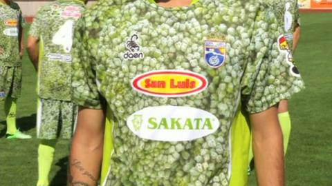 Arsenal's new shirt and other wacky football kits - BBC Newsround