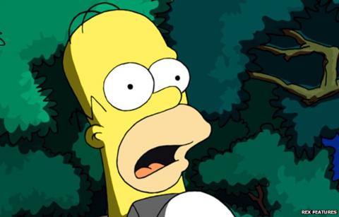 Homer Simpson's scary maths problems - BBC News