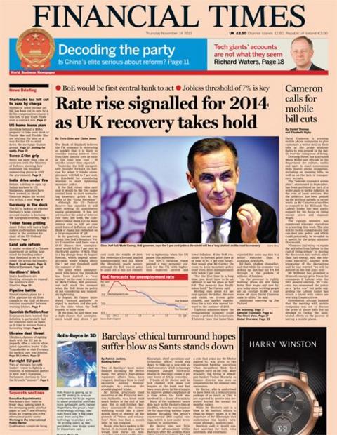 Economic news dominates front pages - BBC News