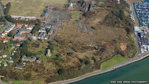 HMS Ganges: Housing plan approved for former Suffolk naval base - BBC News