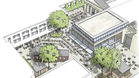 Exeter's Guildhall Shopping Centre £7m redesign revealed - BBC News