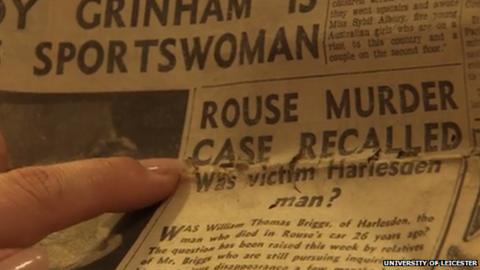 Alfred Rouse 'blazing car murder': Victim could be missing man - BBC News