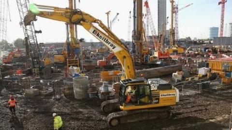 UK construction sector 'sees rapid growth' - BBC News