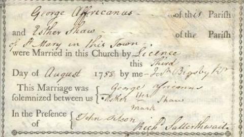 George Africanus: Work to uncover former slave's life - BBC News