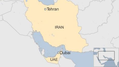 New Year optimism among Iranian revellers in Dubai - BBC News