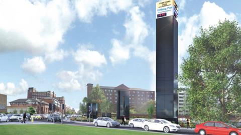 Yorkshire Post site redevelopment plans get council approval - BBC News