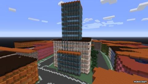 Minecraft: All of Denmark virtually recreated - BBC News