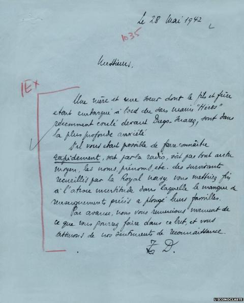 'All Honour to You' - the forgotten letters sent from occupied France ...