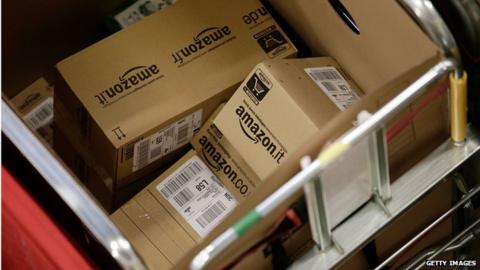 Amazon to join railway station parcel pick-up service - BBC News
