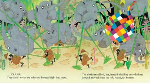 The evolution of Elmer the Patchwork Elephant - BBC News