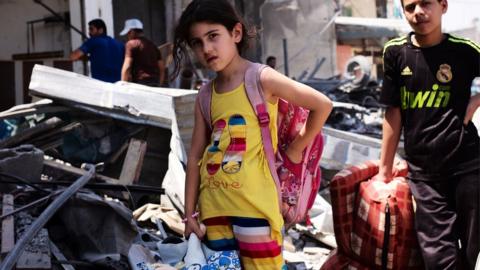 In pictures: Faces from Gaza - BBC News