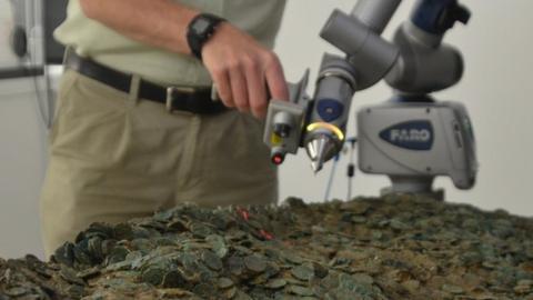 Jersey hoard: Archaeologists unpick 70,000 coins - BBC News