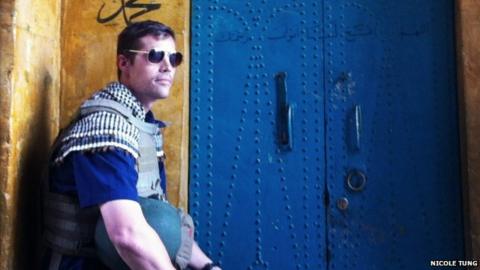 James Foley sent memorised letter home via released hostage - BBC News