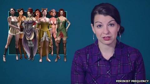 Gamers take a stand against misogyny after death threats - BBC News