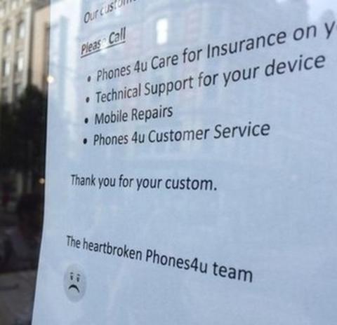 Phones 4U shops closing down across UK - BBC News