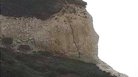 Seaford crumbling cliff edge group 'risk death' - BBC News