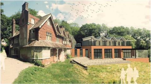 Designs for school in Sir Arthur Conan Doyle's house revealed - BBC News